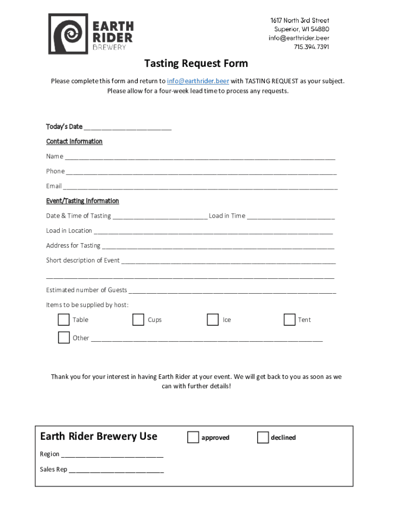 Fillable Online Beer tasting sheet pdf form Fax Email Print - pdfFiller