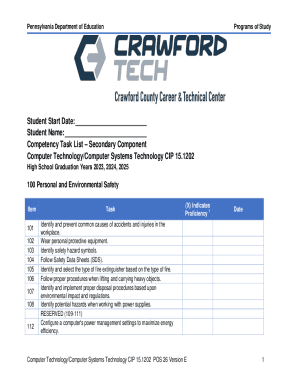 Fillable Online Computer Technology/Computer Systems Technology CIP ... Fax Email Print - pdfFiller