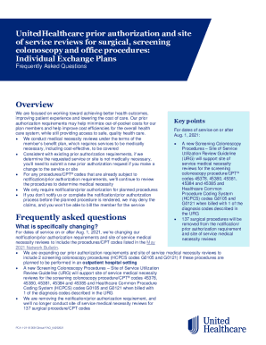 Fillable Online UnitedHealthcare prior authorization and site of ...