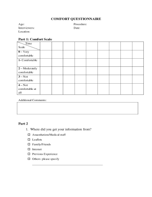 Fillable Online Validation of the Comfort scale for relatives of people ...