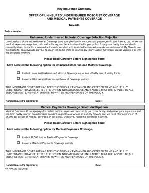 Fillable Online NV Rejection Form Fax Email Print - pdfFiller