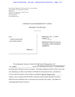 Fillable Online Designation of Local Counsel - Druehl.pdf Fax Email ...