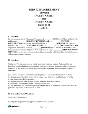 Fillable Online service-agreement-template Fax Email Print - pdfFiller