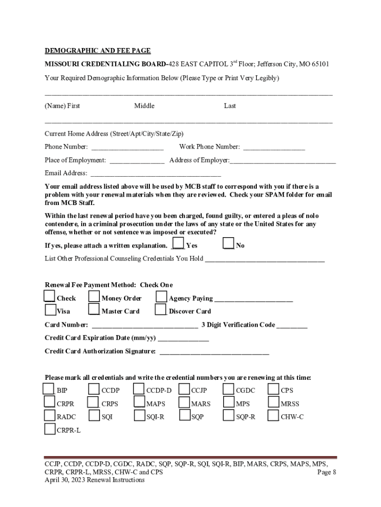 Fillable Online October 31 Renewal Form Fax Email Print - pdfFiller