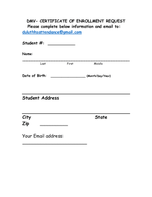 Fillable Online Duluth High School Absence/Tardy Excuse Form Fax Email ...