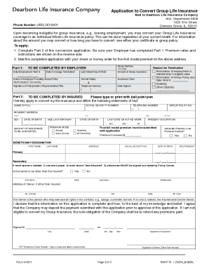 Fillable Online Dearborn National Fax Email Print - pdfFiller