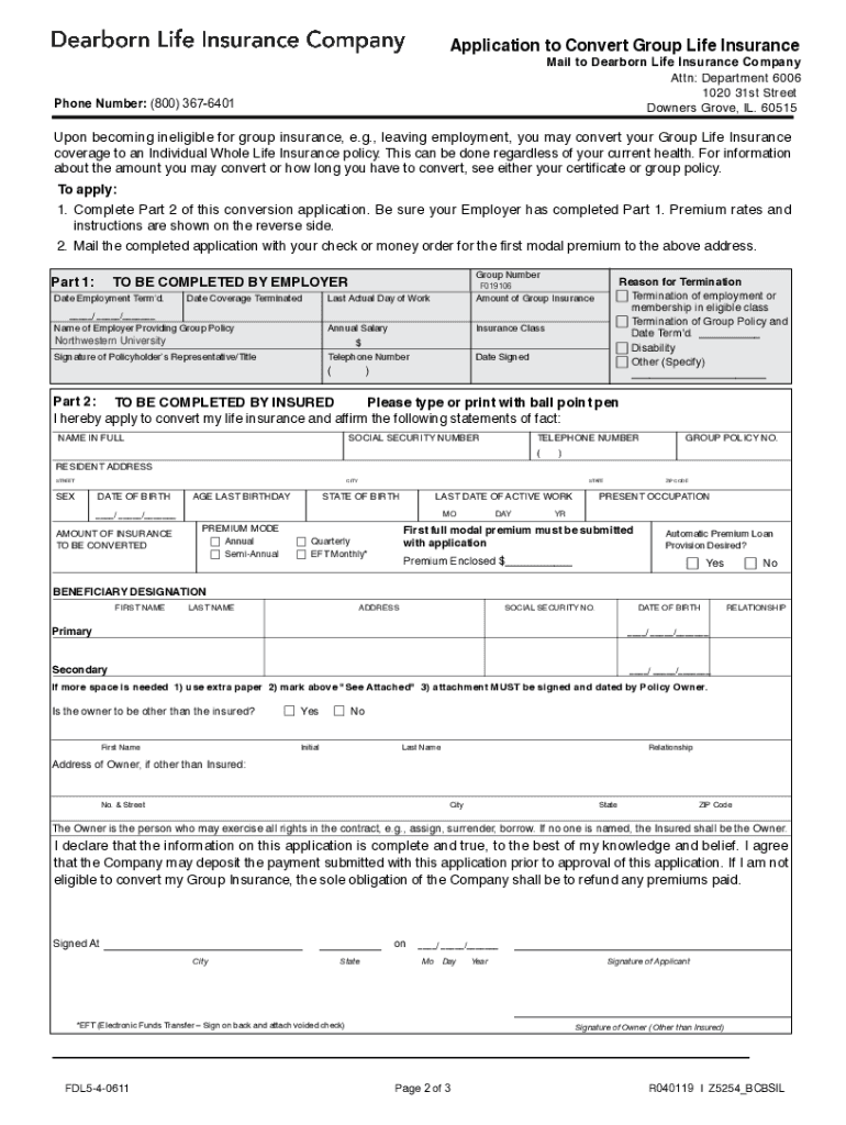 Fillable Online Dearborn National Fax Email Print - pdfFiller