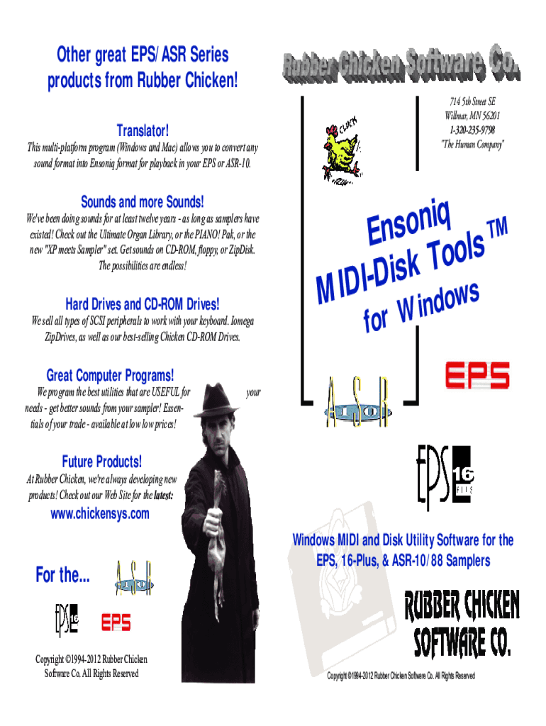 Fillable Online Ensoniq MIDI-Disk Tools Fax Email Print - pdfFiller