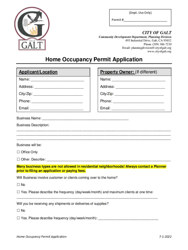 Fillable Online building departmentapplication for sign permit Fax ...