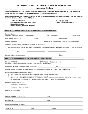 Fillable Online New College of Florida Transfer Form - Admissions Fax ...