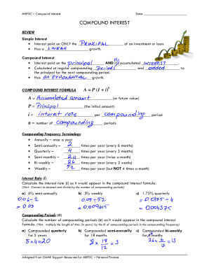 Fillable Online Simple Interest vs. Compound Interest: The Main ...