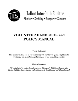 Fillable Online How to Write an Empowering Volunteer Handbook Fax Email ...