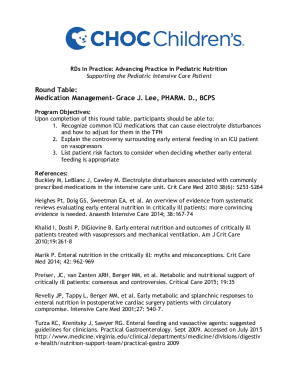 Fillable Online Medication Management- Grace J. Lee, PHARM. D., BCPS ...
