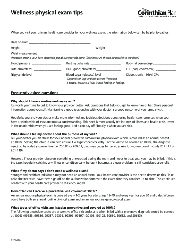 Fillable Online Get Your Medicare Wellness Visit Every Year Fax Email ...