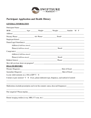 Fillable Online Health-History-Form-Horses-for-a- ... Fax Email Print ...