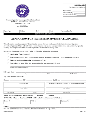 Fillable Online Bail Bond Apprenticeship Program Registration Form Fax ...