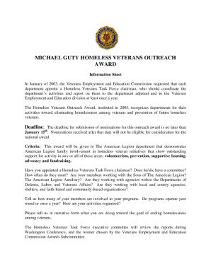 Fillable Online Homeless Veterans Community Employment Services - VA ...