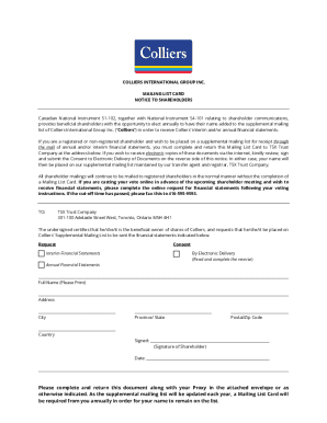 Fillable Online Continuous disclosure obligations - provides ...