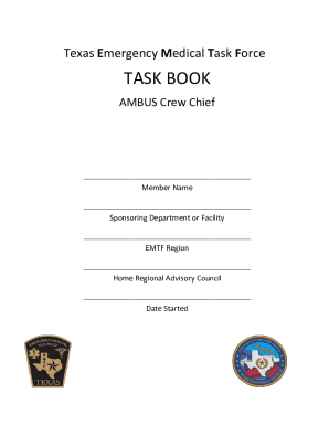 Fillable Online Texas Emergency Medical Task Force: Texas EMTF Fax ...
