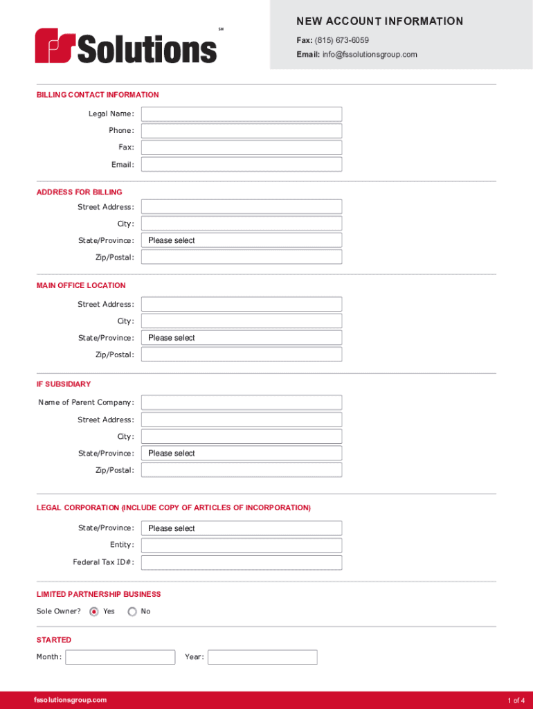 Fillable Online FS Solutions-Finance-form Fax Email Print - pdfFiller