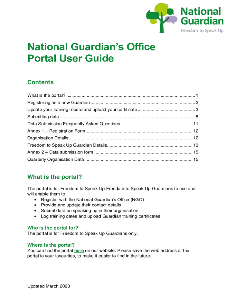 Fillable Online National Guardian's Office Portal User Guide Fax Email ...