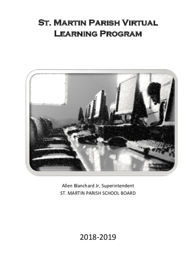 Fillable Online St. Martin Parish School System offers proposed student ...