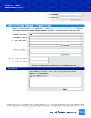 Fillable Online Corporate Card e-Application Fax Email Print - pdfFiller