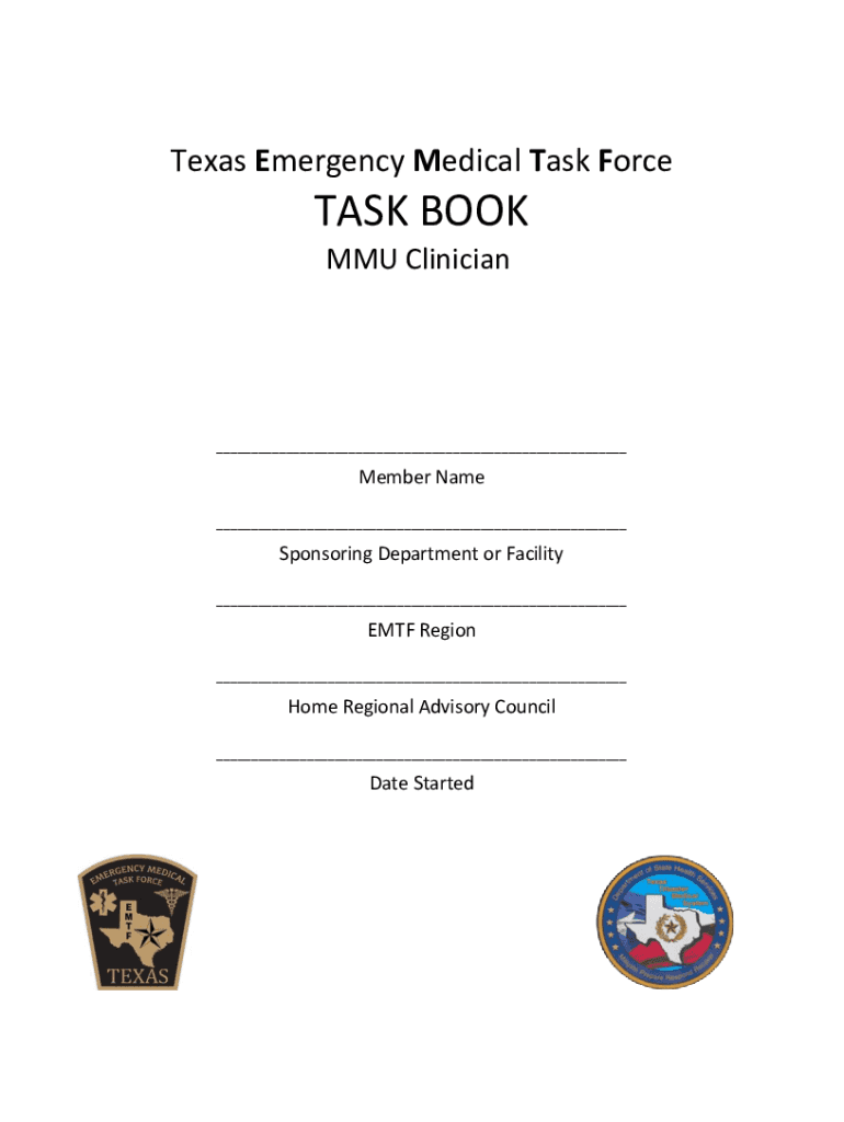 Fillable Online Texas Emergency Medical Task Force MOA for EMS Fax ...