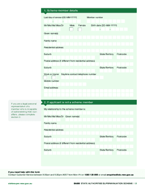 Fillable Online SASS Form 410 Application for Deferral of a SASS ...