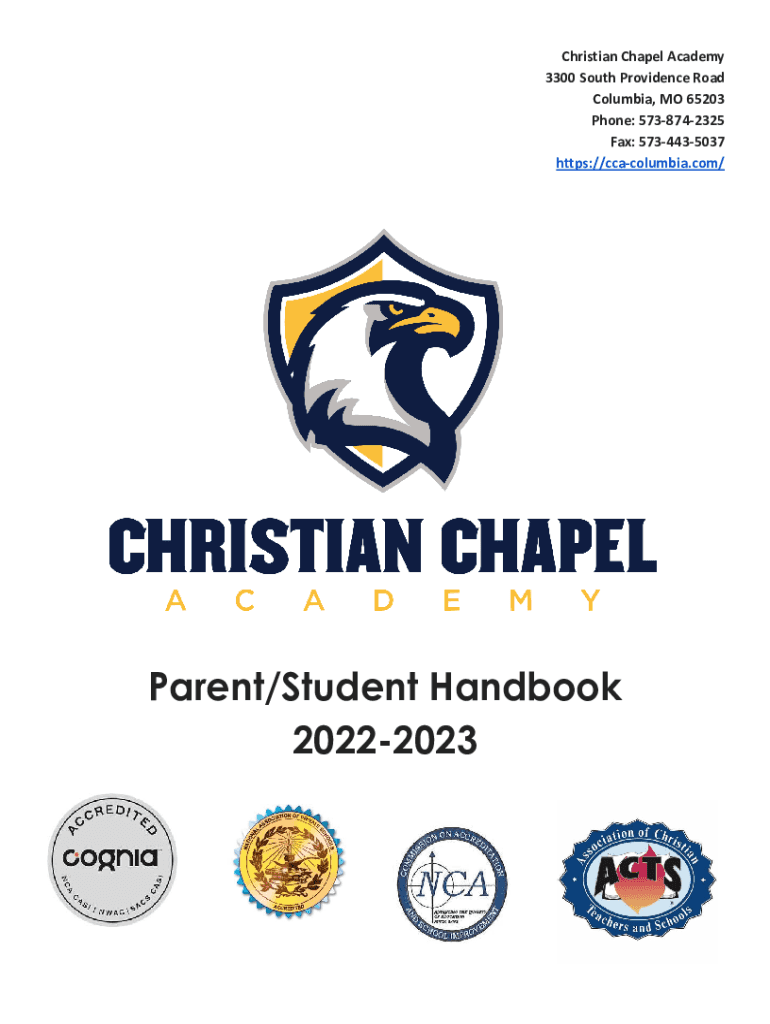 Fillable Online Christian Chapel Academy: Christian Private School in ... Fax Email Print ...