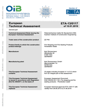 Fillable Online European Technical Assessment ETA-15/0686 Fax Email Print - pdfFiller