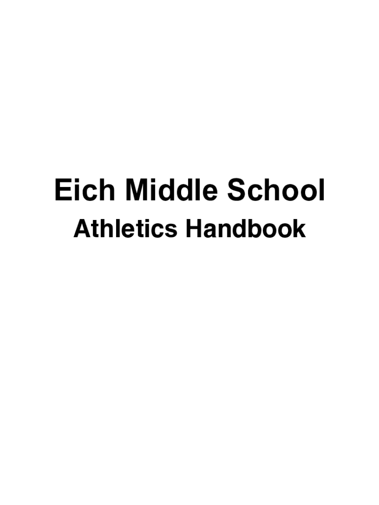 Fillable Online Principal's Message - Warren T. Eich Middle School Fax ...