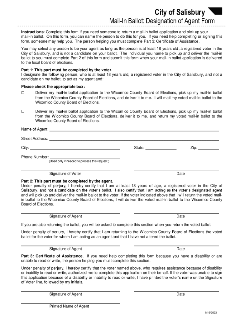 Fillable Online Designation of Agent Form Fax Email Print - pdfFiller