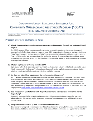 Fillable Online FAQs on COA Template Fax Email Print - pdfFiller