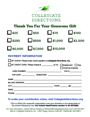 Fillable Online Donate by mail form Fax Email Print - pdfFiller