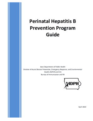 Fillable Online Perinatal Hepatitis B - Cabinet for Health and Family ...