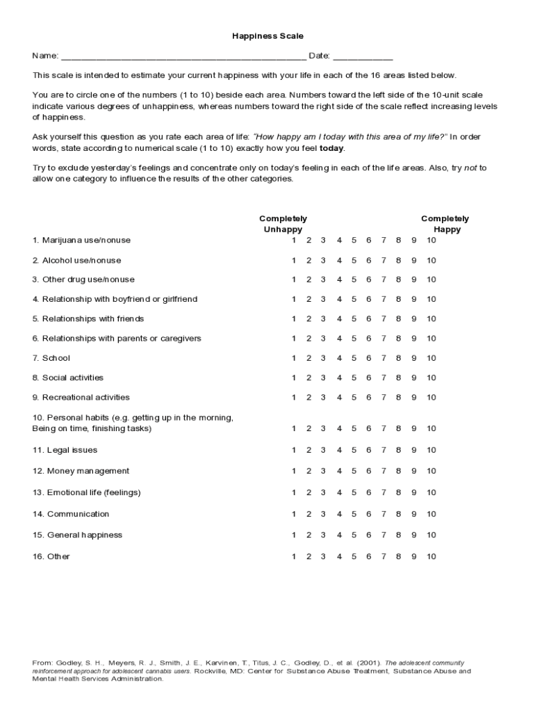 Fillable Online Becoming Happier Takes Both a Will and a Proper Way Fax Email Print - pdfFiller