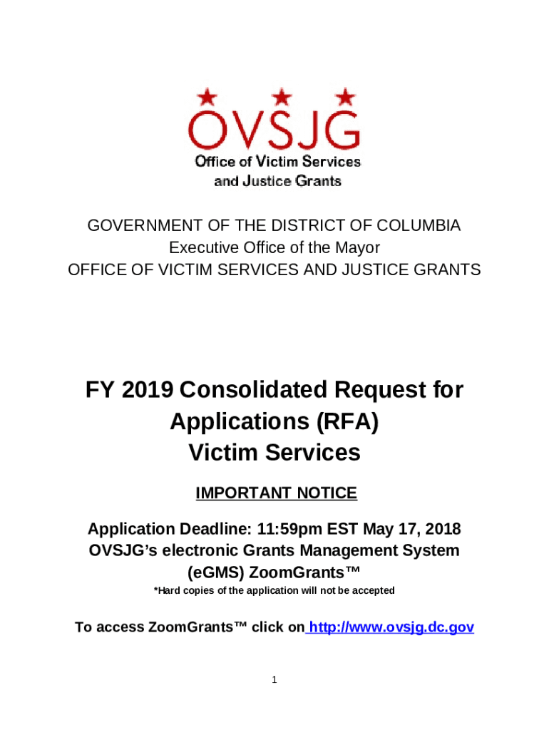 Enhancing Trauma-Ined Services for Victims of Crime ... - opgs dc Doc Template | pdfFiller