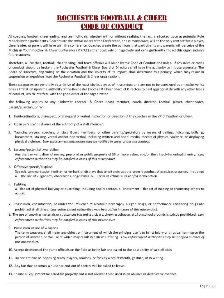 Fillable Online Rochester High School (IL) Varsity Football Fax Email ...