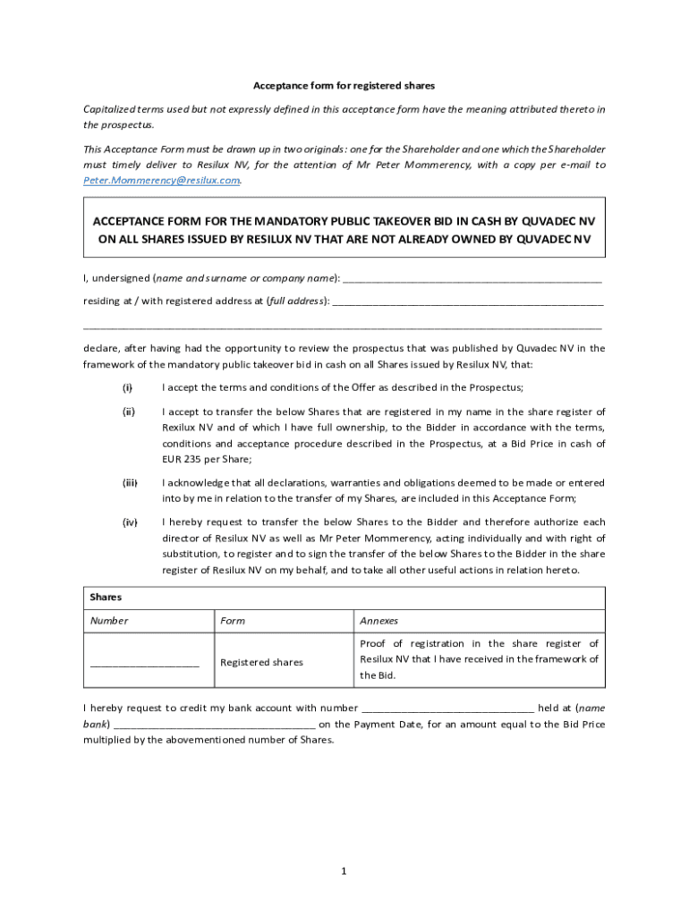 Fillable Online Form 401-A - Acceptance of Appointment and Consent to ...