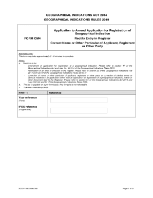 Fillable Online Step by Step Guide for registration of Geographical ...