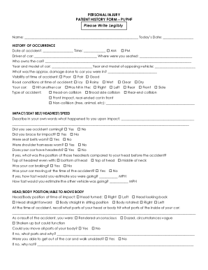 Fillable Online Client Intake Form Slip and Fall Fax Email Print ...
