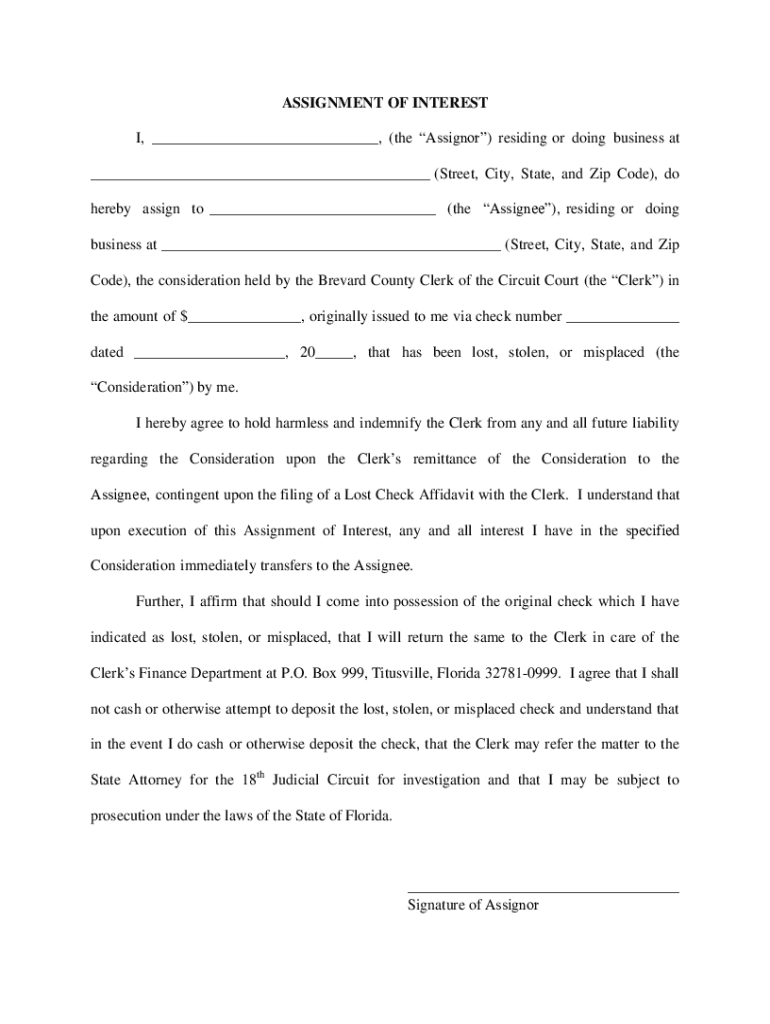 Fillable Online APPENDIX A Original Assignment Original Agreement Fax ...