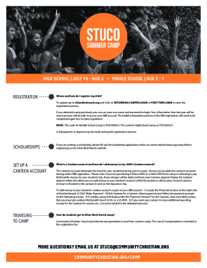 Fillable Online Silver Birch Ranch - Summer Camp Fax Email Print - pdfFiller