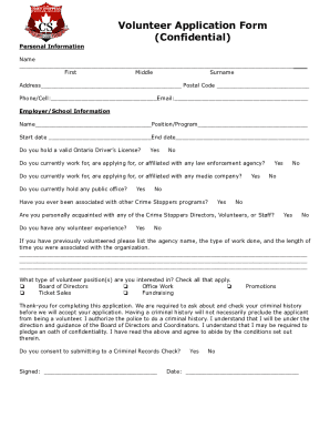 Fillable Online Volunteer Application Crime Stoppers.docx - crimeinfo ...