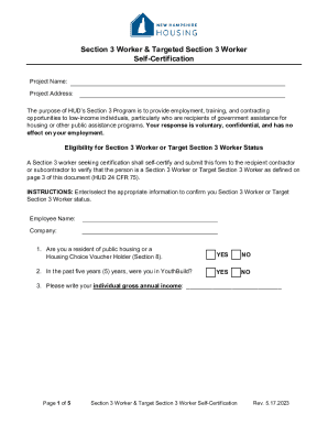 Fillable Online Important Changes to HUD's Section 3 Provision Fax ...