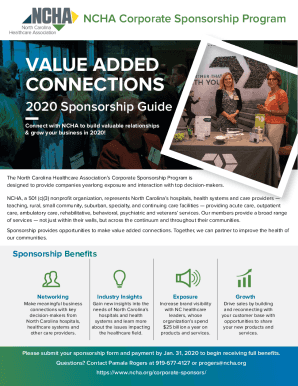 Fillable Online 5 Tips to Take Your Sponsorship Program to The Next ...