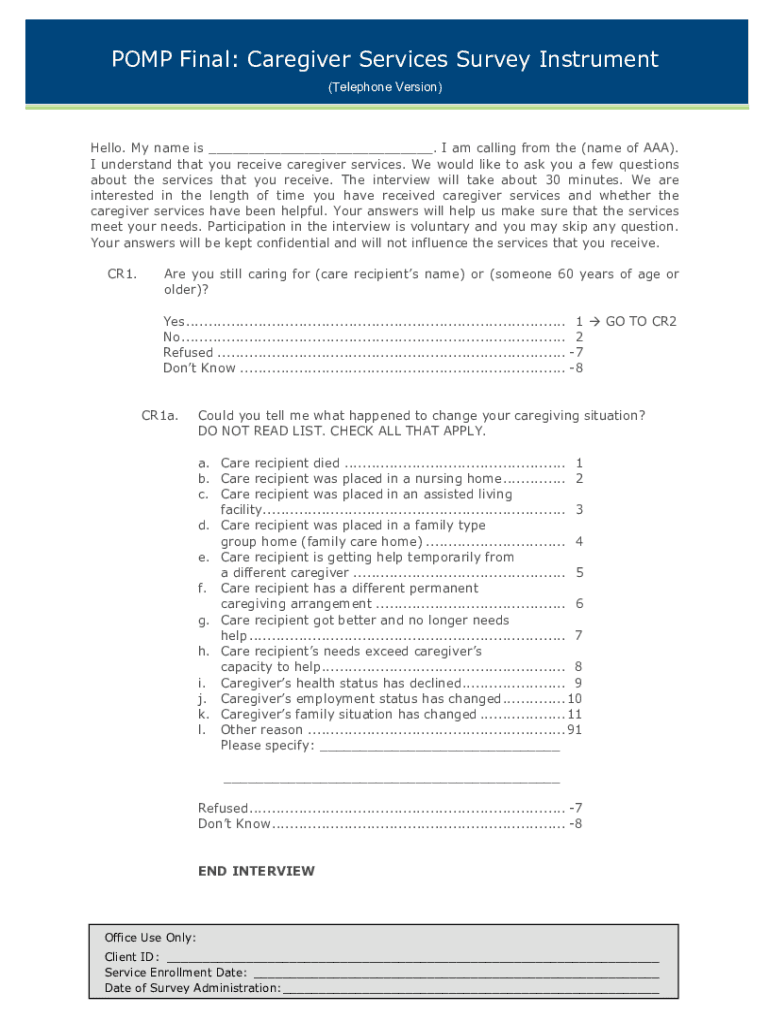 Fillable Online Form#AIAAACAQE1.0, Caregiver Assessment ... Fax Email ...