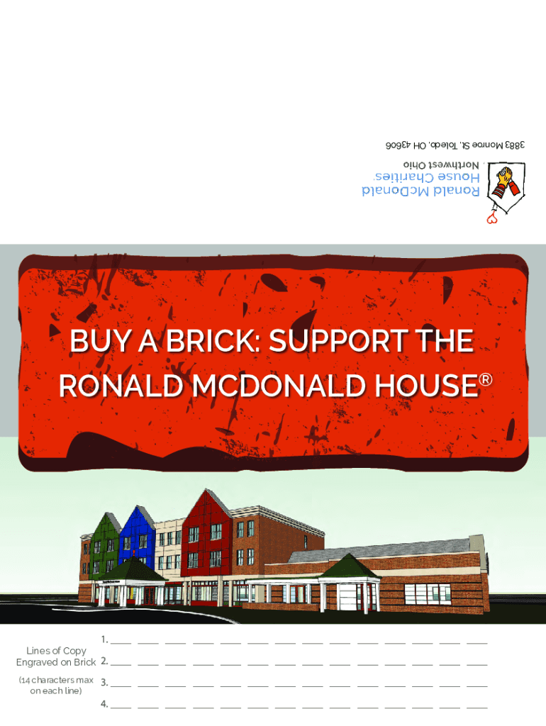 Fillable Online Ronald McDonald House Charities of Greater Las Vegas ...