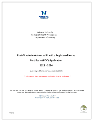 Fillable Online Post-Graduate Certificate Fax Email Print - pdfFiller